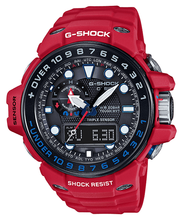 G-Shock Master of G Rescue Red Series: Gulfmaster, Mudmaster ...