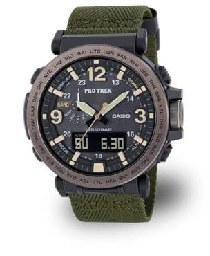 Casio Pro Trek PRG-600 Tough Solar with Stainless Steel Bezel - G ...