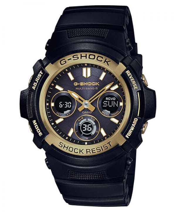 G-Shock AWG Series Basic Black and Black & Gold - G-Central G-Shock Fan ...