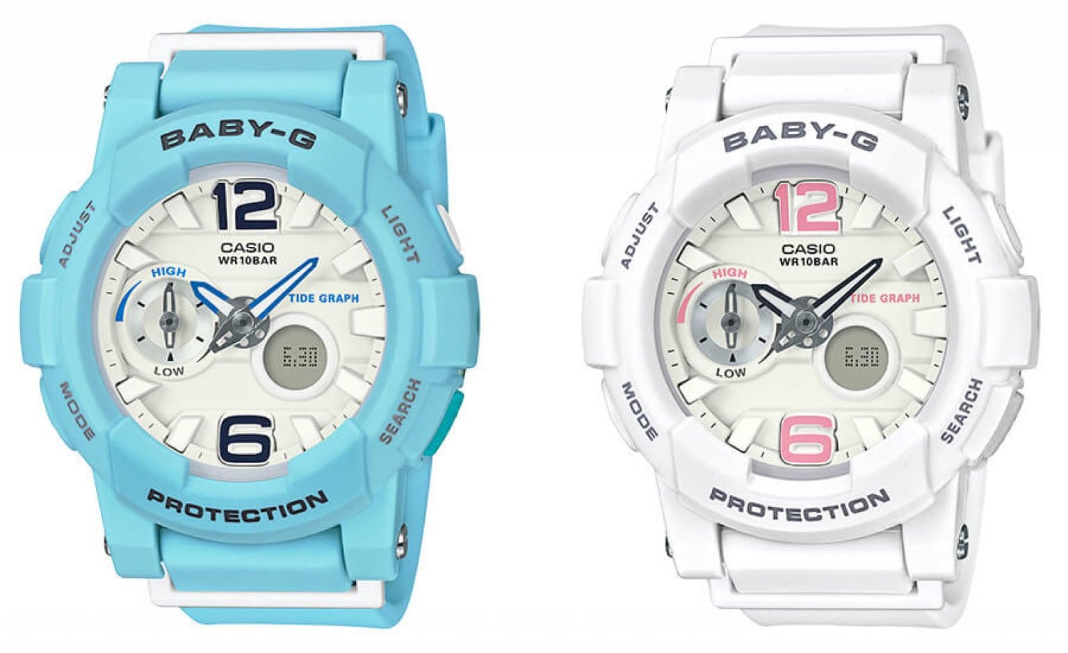 Baby-G BGA180BE-2B & BGA180BE-7B Pastel Beach Traveler - G-Central G ...