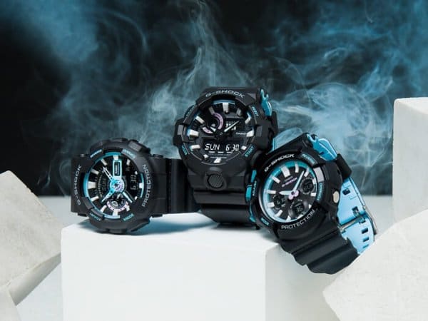 G-Shock Pearl Blue Neon Accent Collection - G-Central G-Shock Fan Site