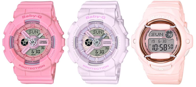 Baby-G Pink Bouquet Collection - G-Central G-Shock Fan Site