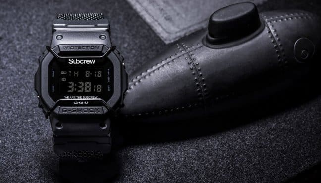 Subcrew x G-Shock DW-5600SUBCREW-1 Collaboration Watch - G-Central G ...