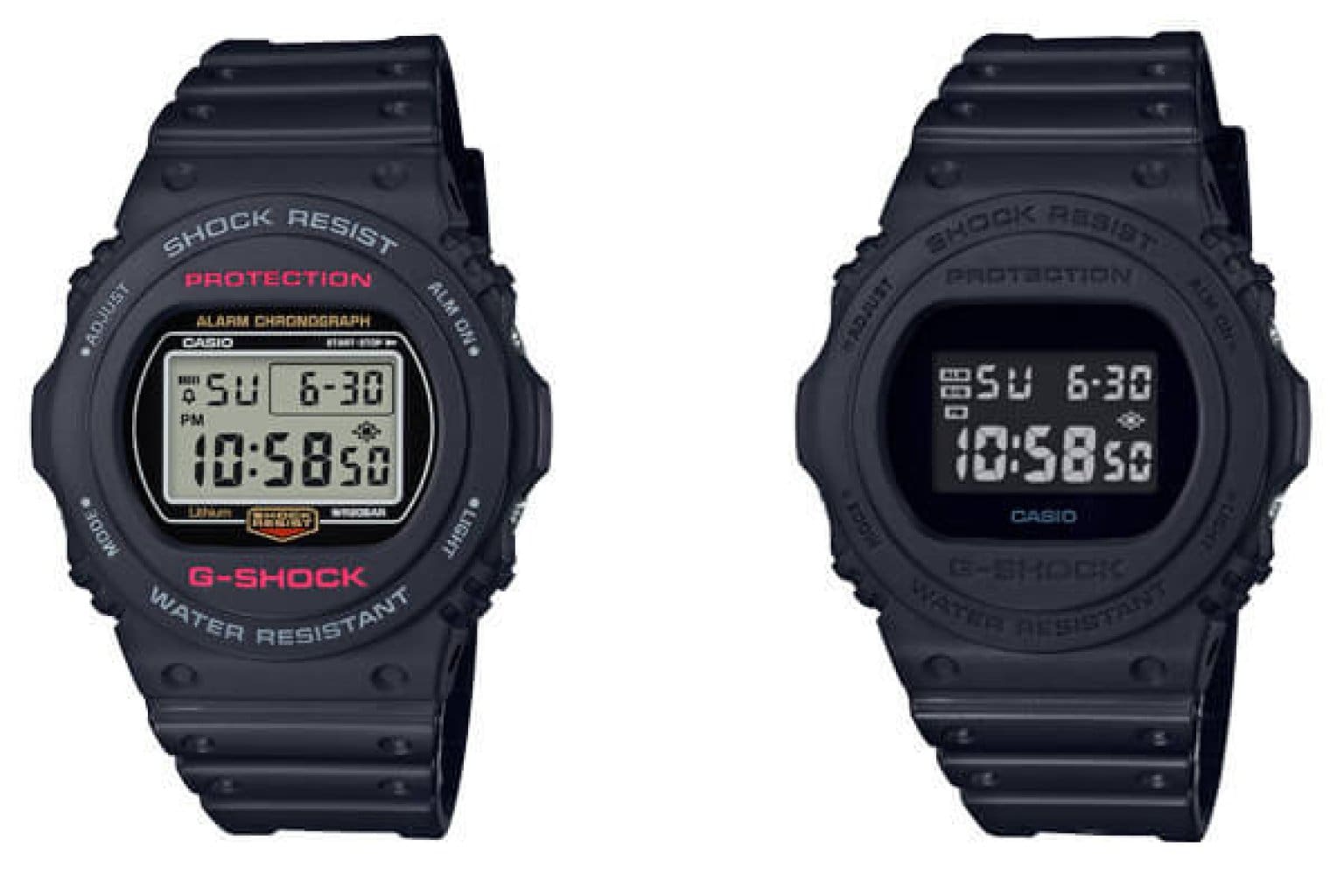 G-Shock DW-5700 Revival with DW-5750E-1 and DW-5750E-1B - G-Central G ...