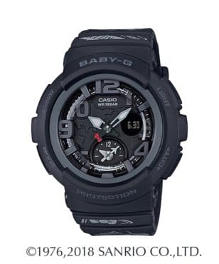 Hello Kitty x Baby-G BGA-190KT-1B & BGA-190KT-7B Black & White Pair for ...