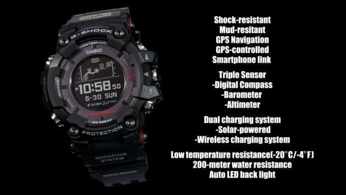 G-Shock Watches with GPS Timekeeping: For automatic time adjustment ...