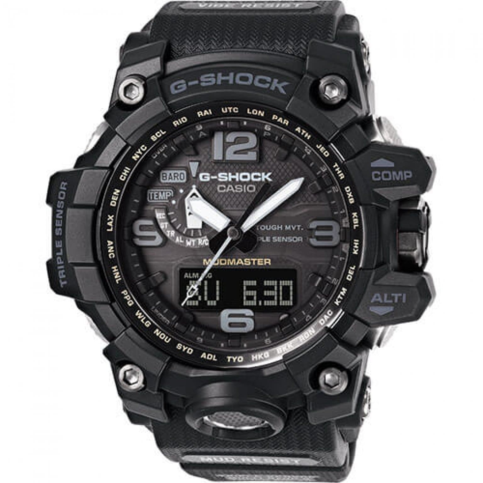 Casio G-Shock Mudmaster GWG-1000: Mud-resistant with Triple Sensor ...