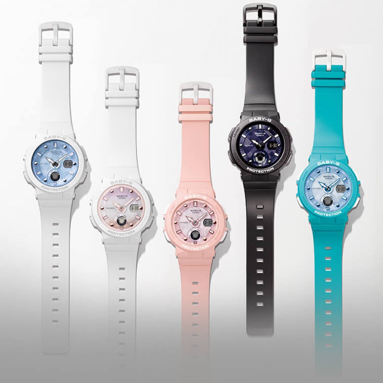 Baby-G BGA-210 Sporty Series with Dual Dial World Time - G-Central G ...