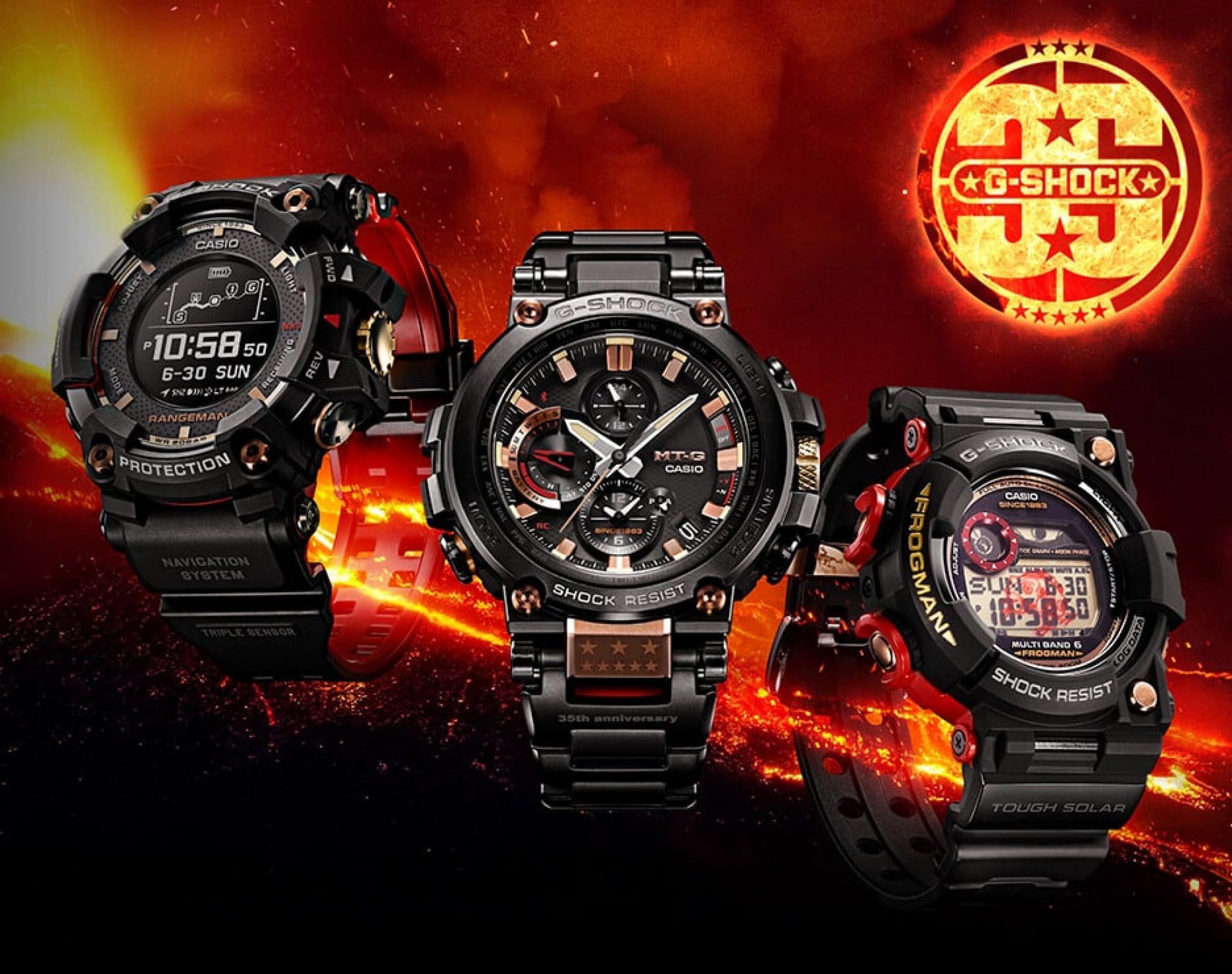 G-Shock Magma Ocean 35th Anniversary Collection - G-Central G-Shock Fan ...