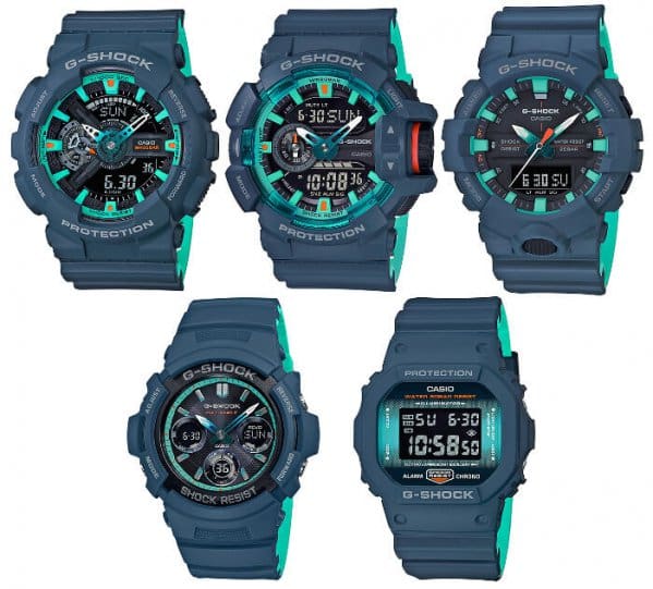G-Shock Navy Blue Accent Series - G-Central G-Shock Fan Site