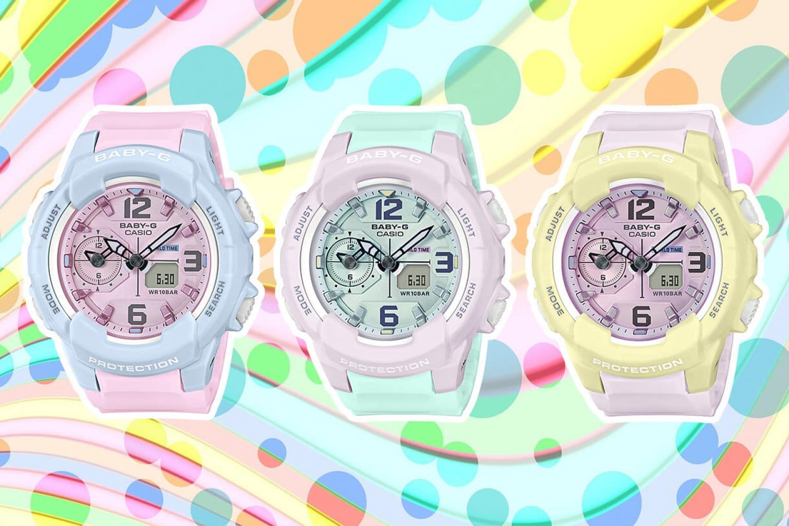 Baby-G BGA-230PC Pastel Color Series - G-Central G-Shock Fan Site