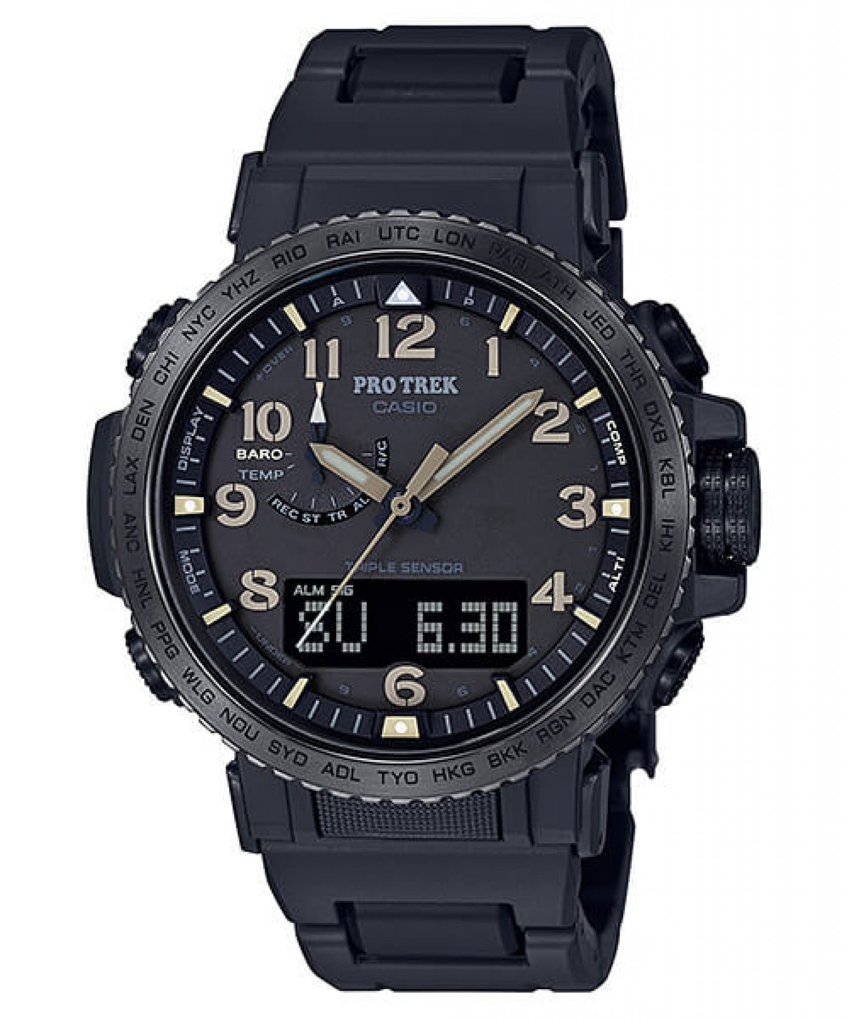 Pro Trek PRW-50FC-1 & PRW-60YBM-1A: Mid-Size Ana-Digi Watches with ...