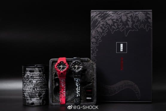 Godzilla x G-Shock GA-700 Pair Box Set - G-Central G-Shock Fan Site