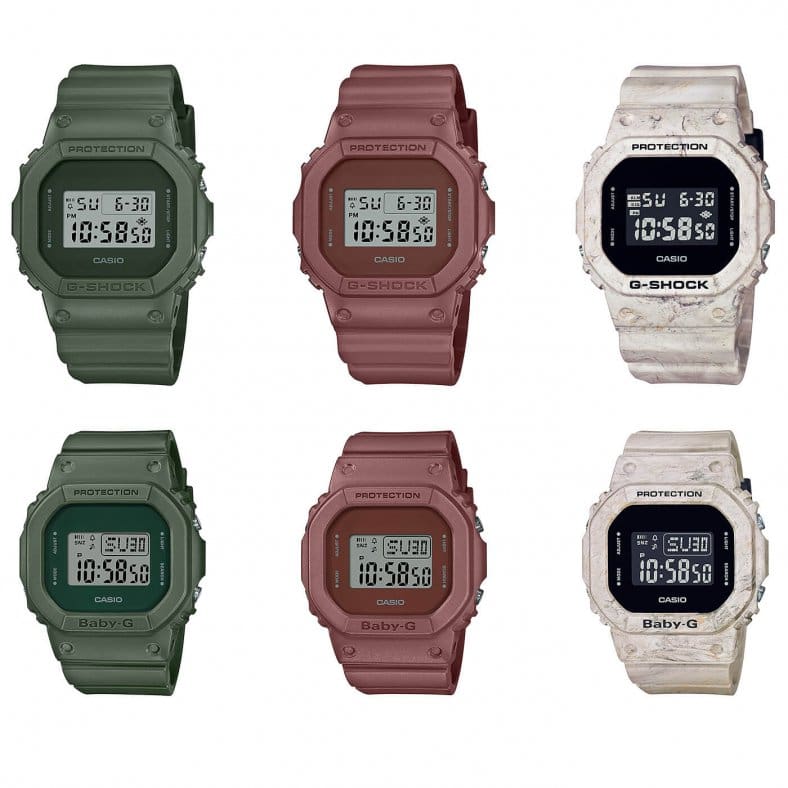 G-Shock & Baby-G Purple-Pink Throwback 1990s Series