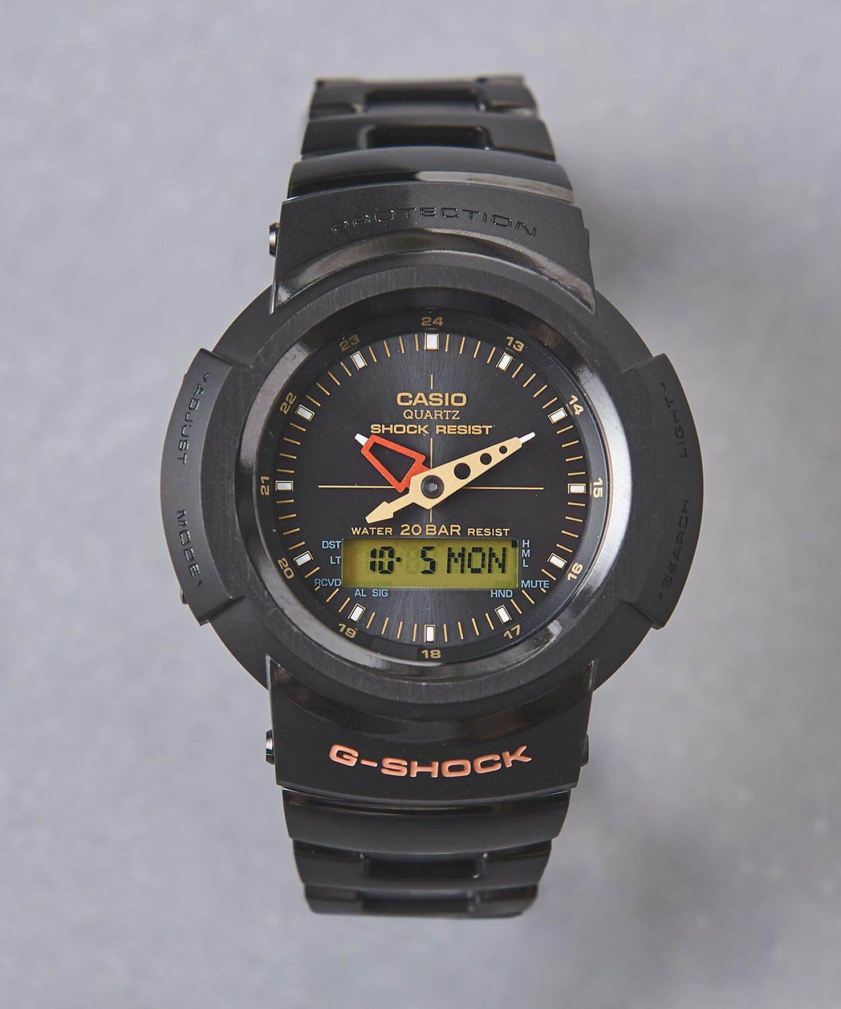 The United Arrows x G-Shock AWM-500 collaboration is the first full ...