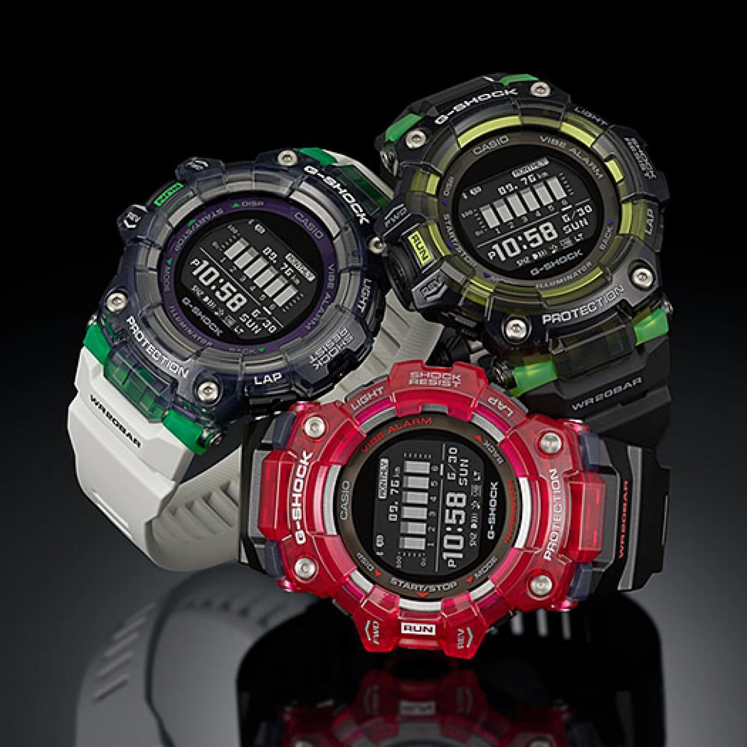 G-Shock GBD-100LM-1 and GBD-200LM-1 connected step tracking watches ...