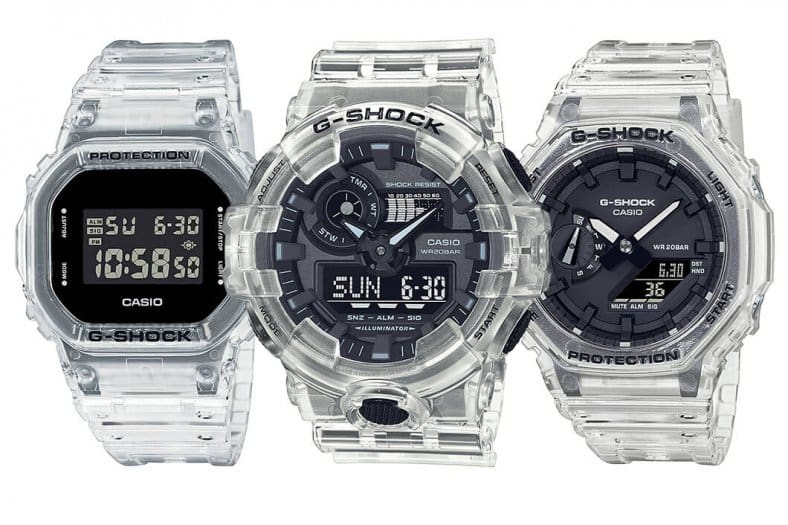 G-Shock Transparent Pack including GA-2100SKE-7A - G-Central G-Shock ...