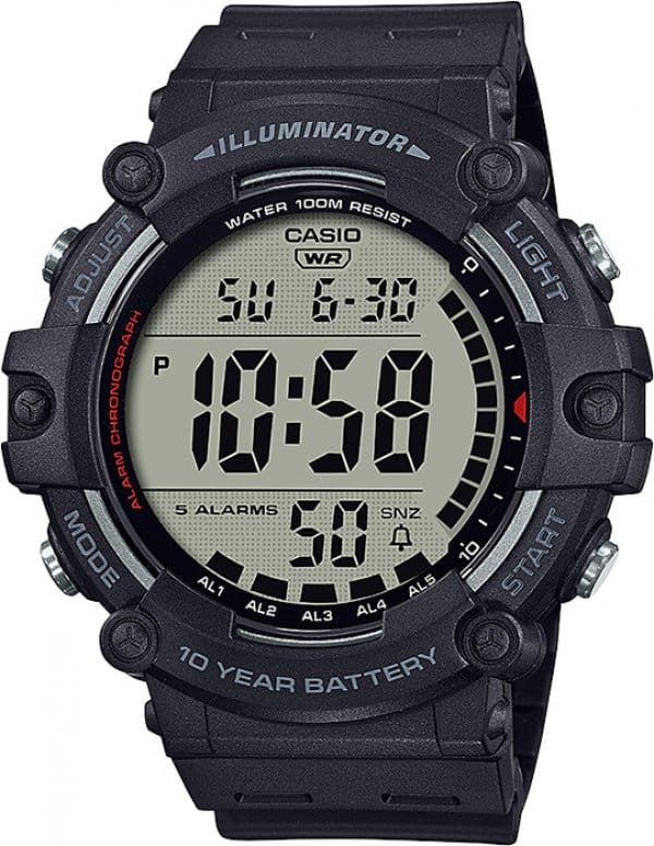 Casio AE-1500WH: Wide Face with 10-Year Battery & 100M WR - G-Central G ...