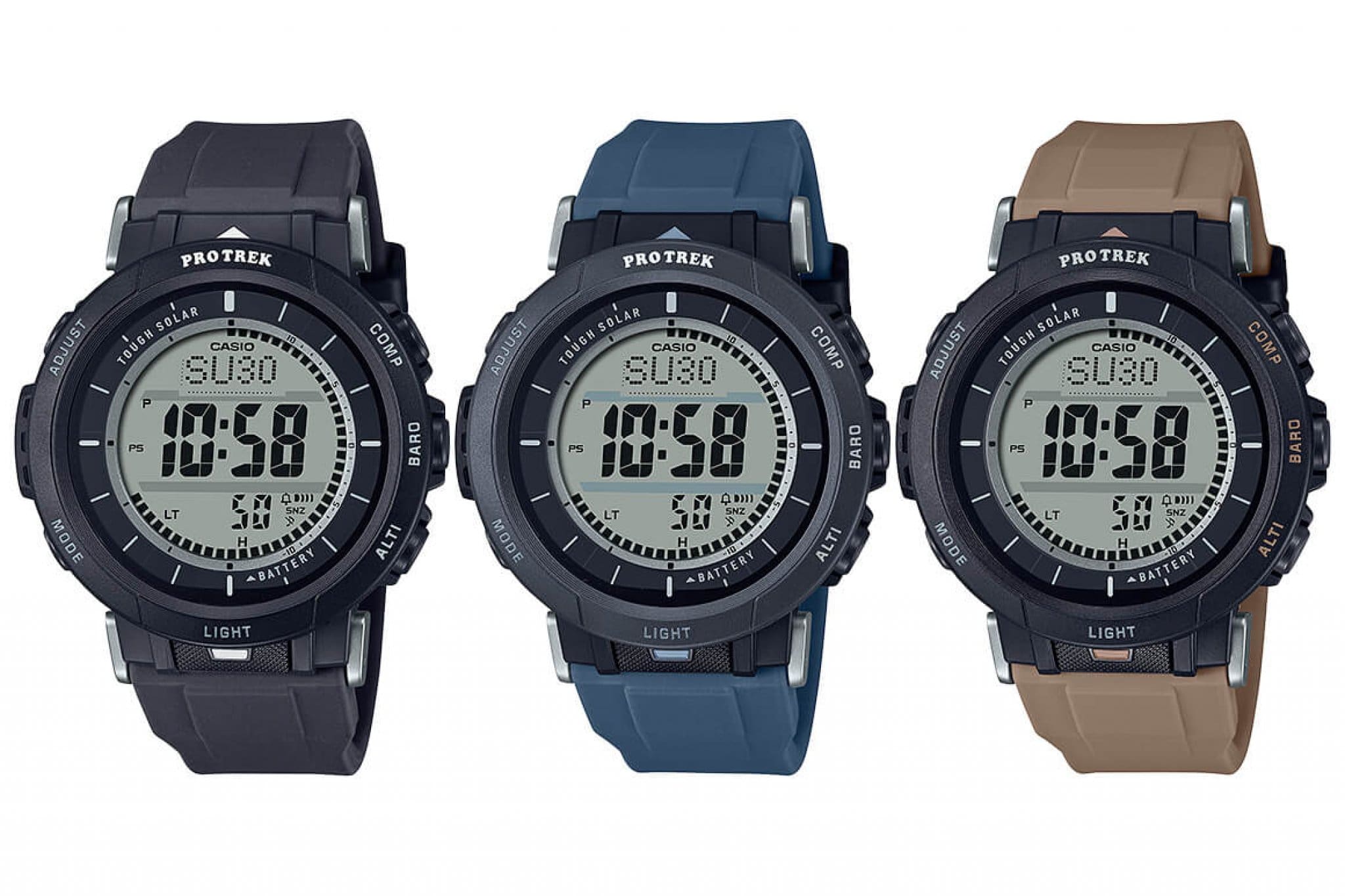 Pro Trek PRG-30: Compact with Tough Solar and Triple Sensor - G-Central ...