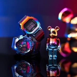 BE@RBRICK x G-Shock GM-110SN-2A & GM-5600SN-1 Limited Shanghai Night ...