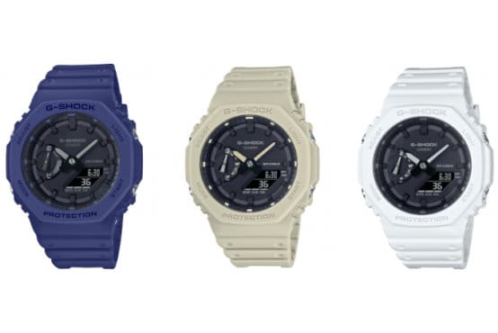 G-Shock adds basic blue, beige, and white to the GA-2100 series - G ...