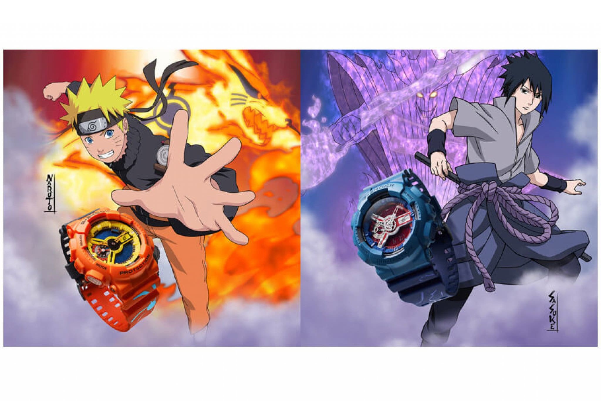 Naruto x G-Shock GA-110NAR21-4 and GA-110SAS21-2 for China - G-Central ...