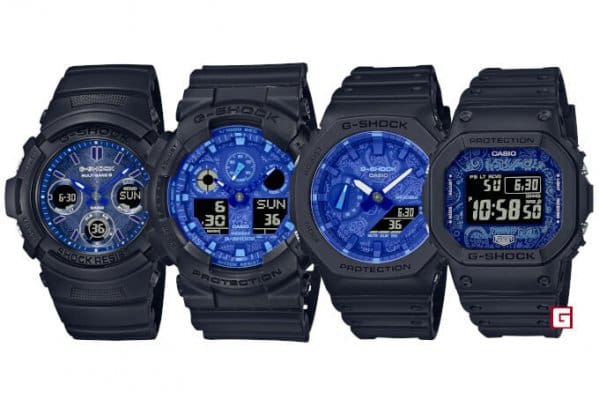 G-Shock adds a blue paisley pattern to five popular watches - G-Central ...