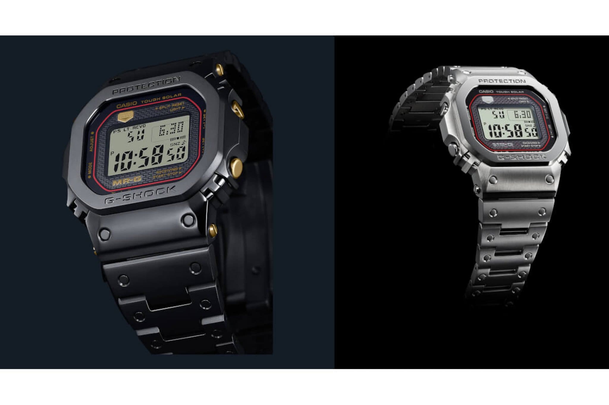 Titanium G-Shock MRG-B5000 with Cobarion bezel: MRG-B5000B-1 & MRG ...