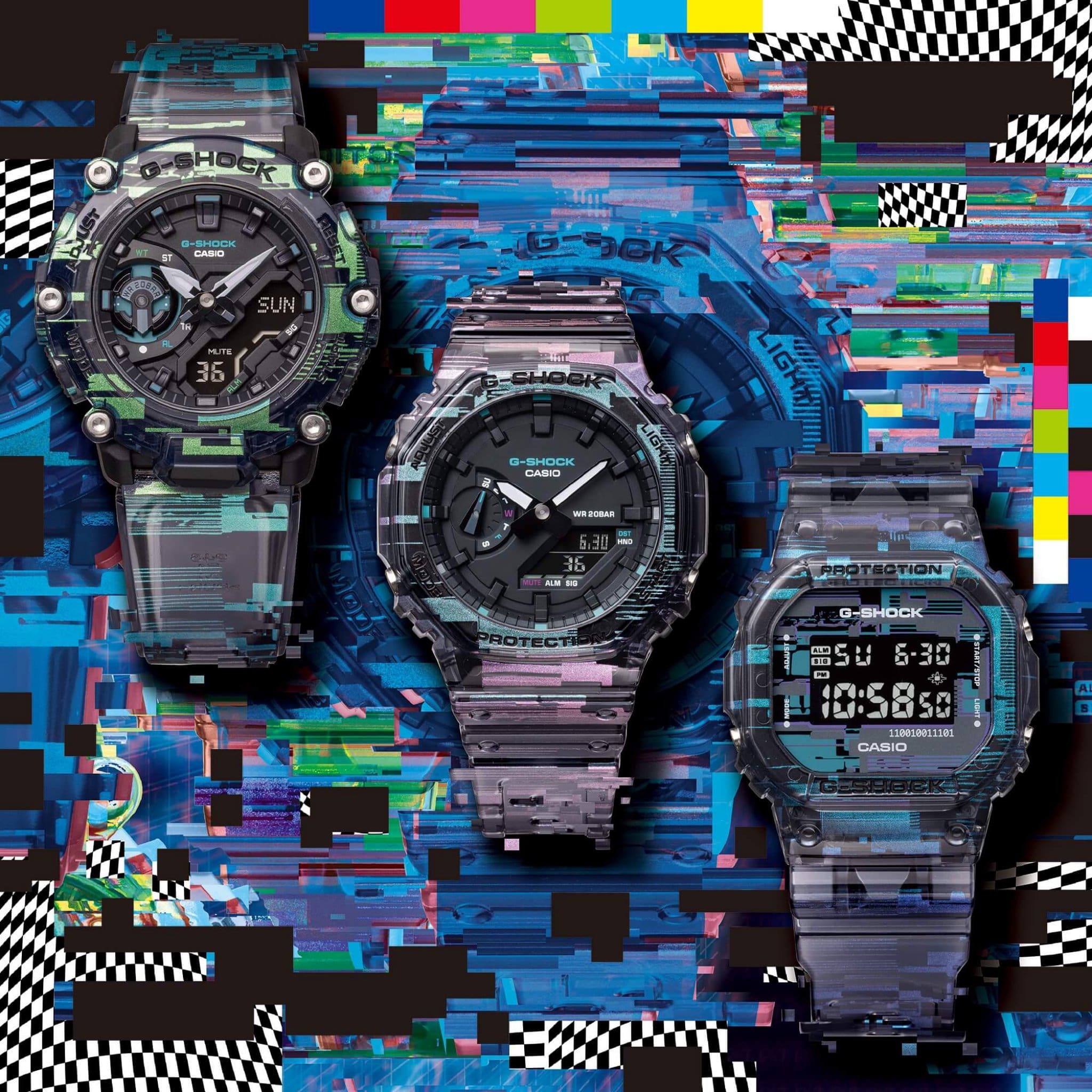 G-Shock Digital Glitch: DW-5600NN, GA-2100NN, GA-2200NN - G-Central G ...
