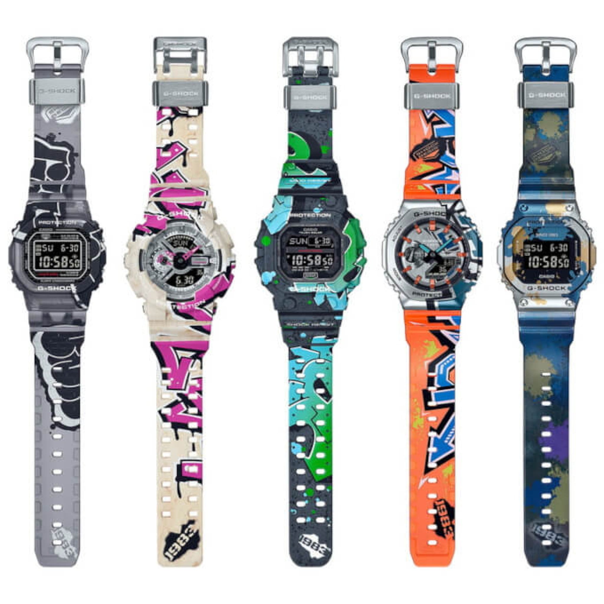 G-Shock Street Spirit Series with graffiti style pays tribute to the ...
