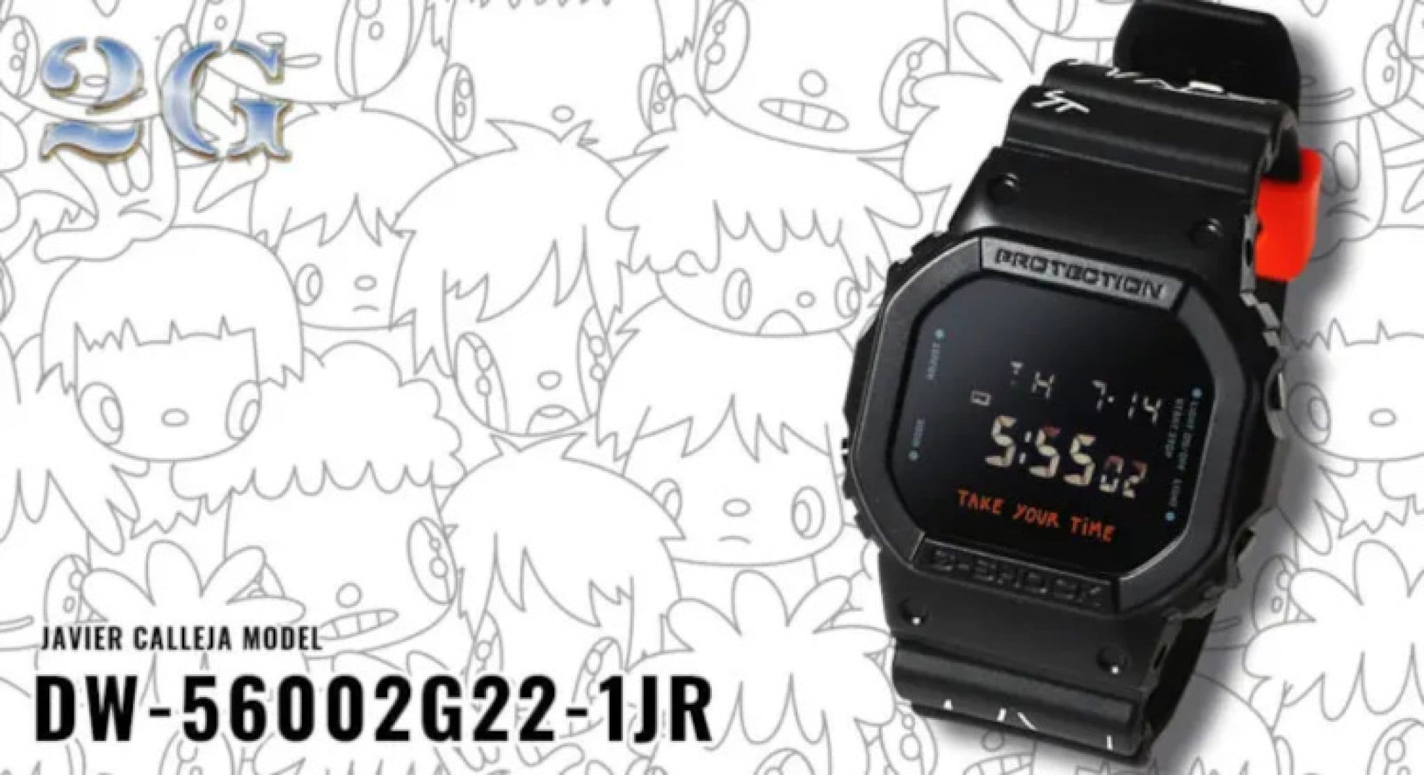 G-Shock DW-56002G22-1JR "Take Your Time" collab with Spanish artist ...