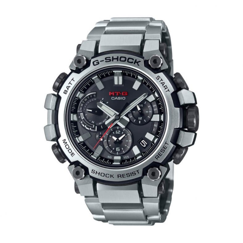 G-Shock MTG-B3000D-1A Silver with Black Partial IP - G-Central G-Shock ...