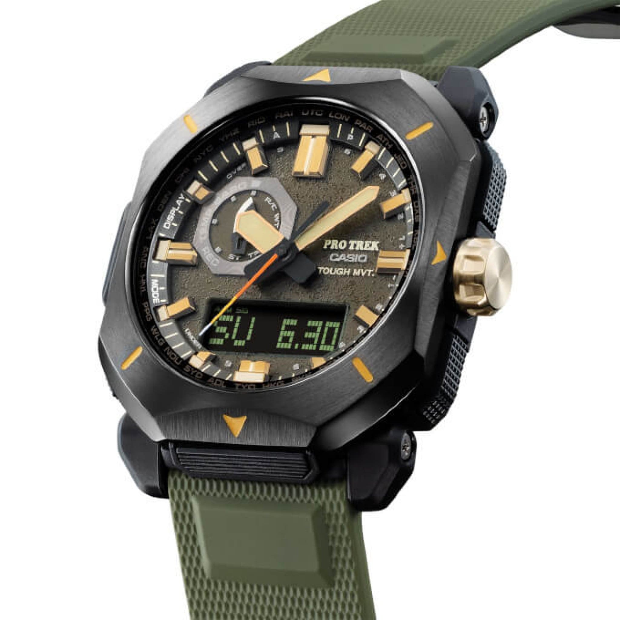 Pro Trek PRW-31YT-7JF "K2 Blue" with Titanium Band and Sapphire Crystal ...