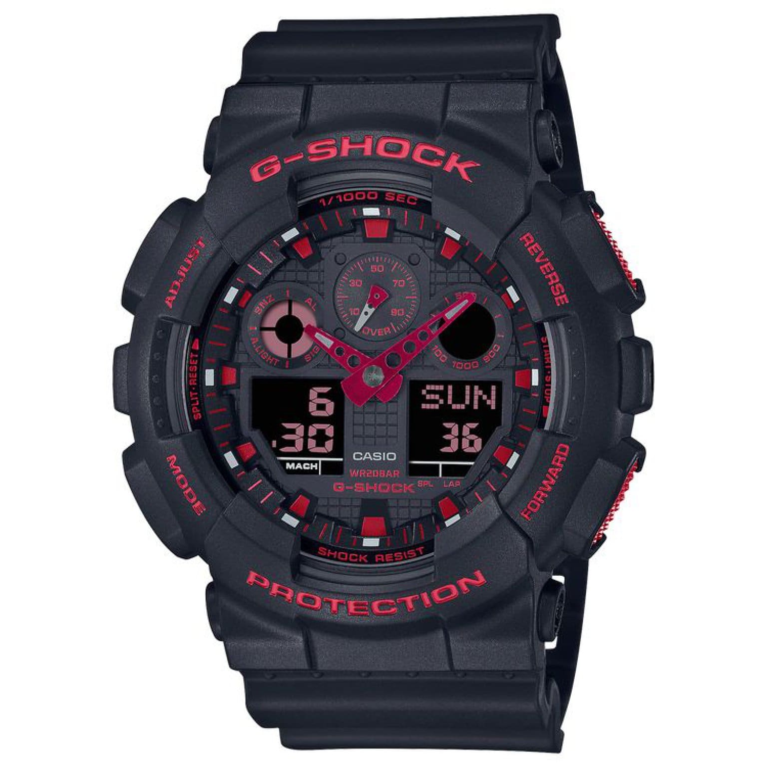 G-Shock Ignite Red Series features the classic black and red color ...