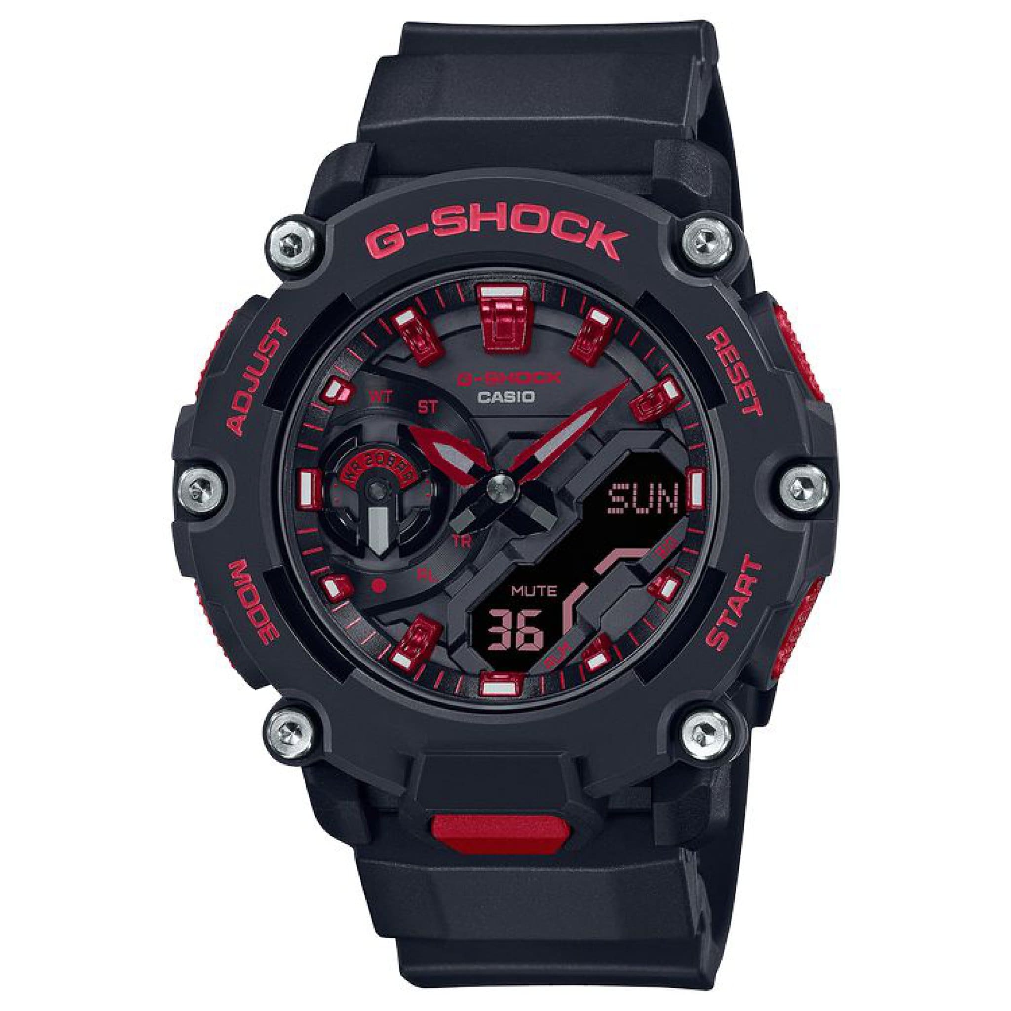 G-Shock Ignite Red Series features the classic black and red color ...