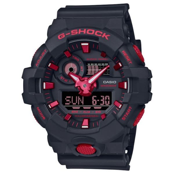 G-Shock Ignite Red Series features the classic black and red color ...