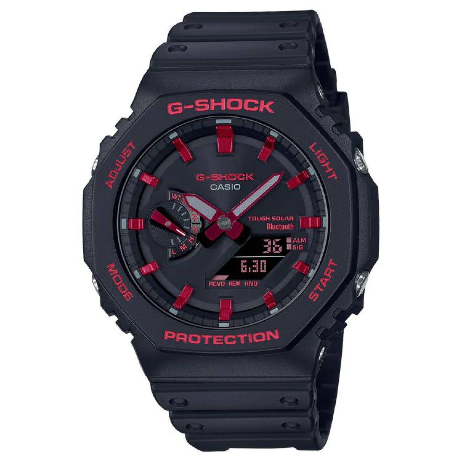 G-Shock Ignite Red Series features the classic black and red color ...