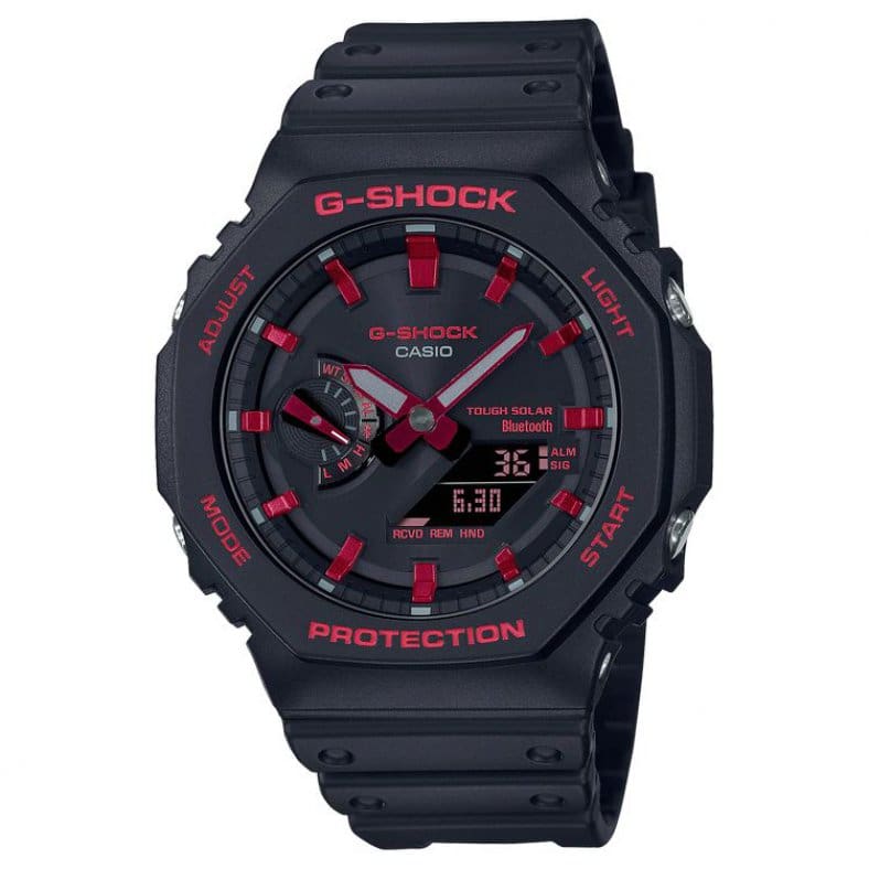 G-Shock Ignite Red Series features the classic black and red color ...