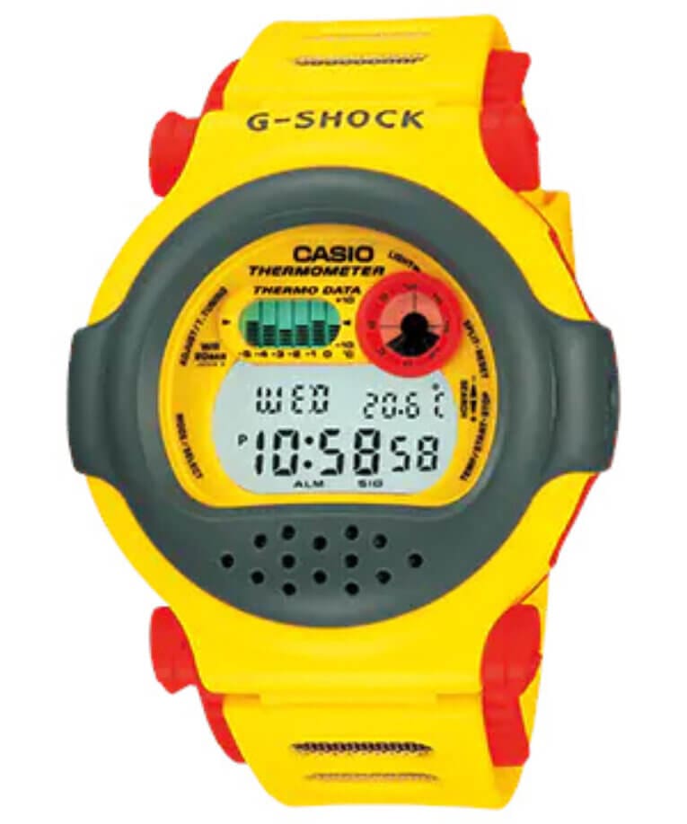 Classic yellow G-Shock series is inspired by the DW-001J-9 "Jason": DW ...