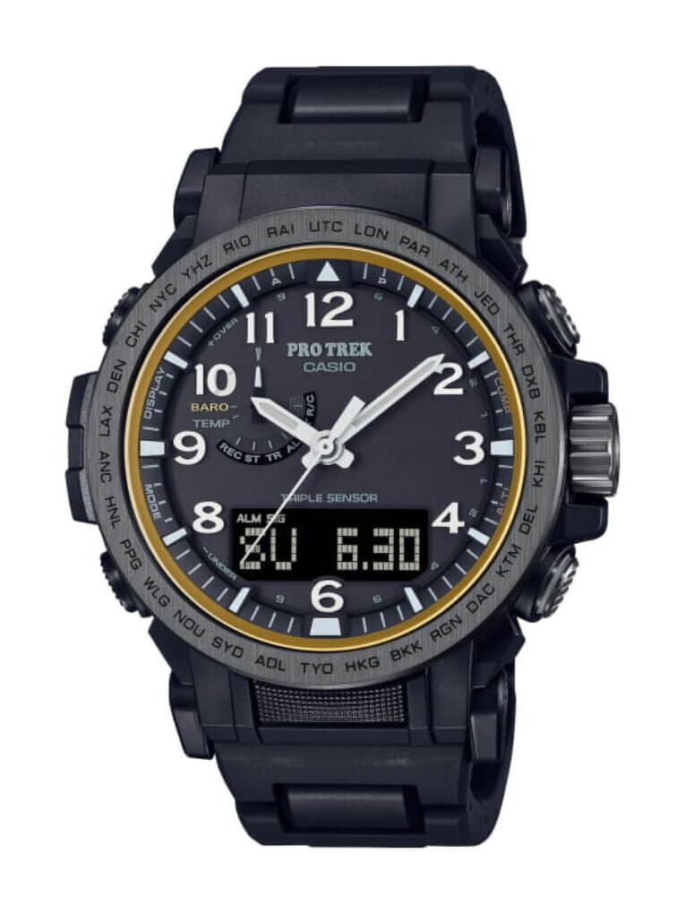 Pro Trek PRW-51FC-1 and PRW-61FC-1 are deluxe models with sapphire ...