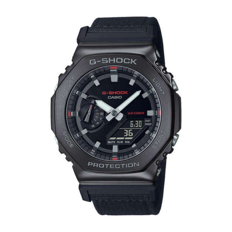 G-Shock GM-2100C Utility Metal Series has a military field watch style ...
