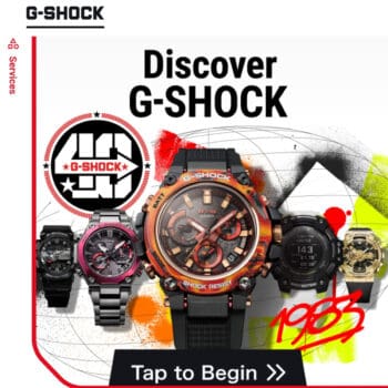 'Discover G-Shock' watch database on 'Casio Watches' app now available ...