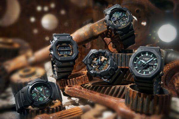 G-Shock Teal and Brown Rust Series includes the large GX-56RC-1 and 4 ...