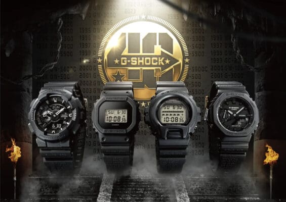 G-Shock Remaster Black Series for 40th Anniversary includes DW-6640RE-1 ...
