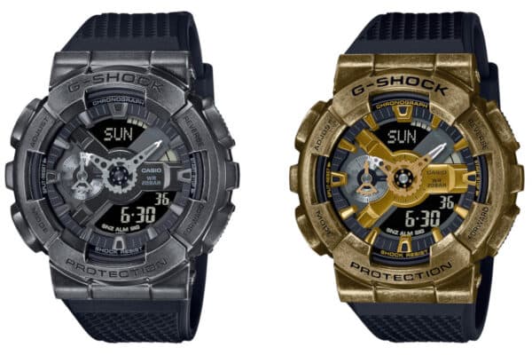 G-Shock GM-110 series gets vintage-style aged ion plated treatment with ...