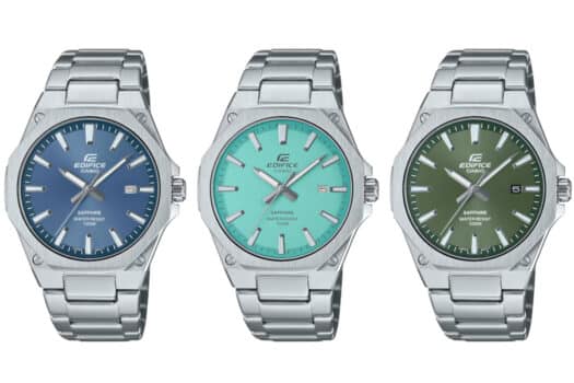 Casio Edifice EFR-S108D-2BV is another men's model with a Tiffany-like ...