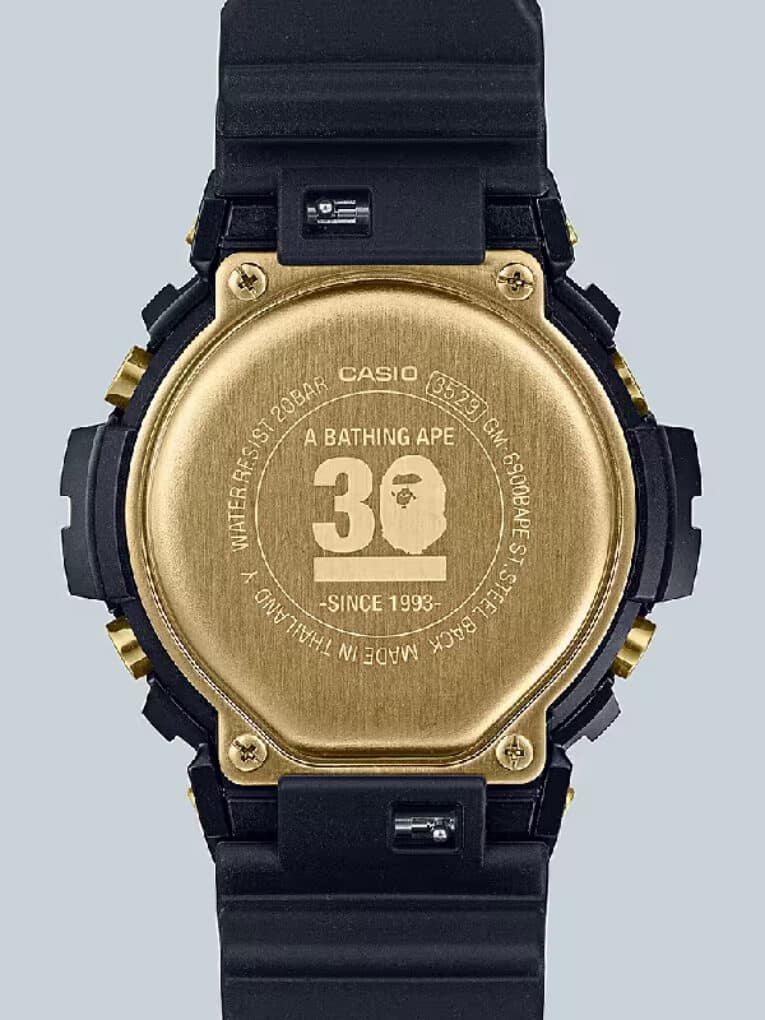 BAPE (A Bathing Ape) x G-Shock GM-6900BAPE-1 collaboration for BAPE ...