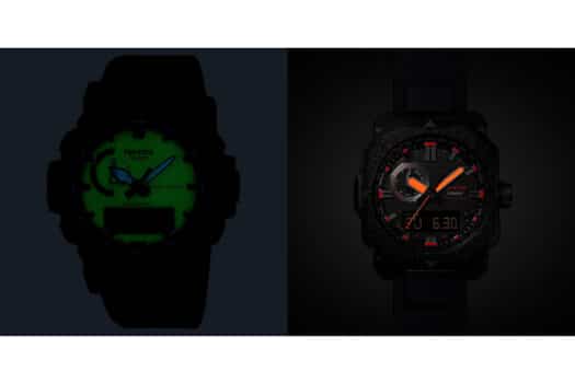 Pro Trek PRW-61LD-5 and PRW-6900BF-1 with unique luminescent dials - G ...