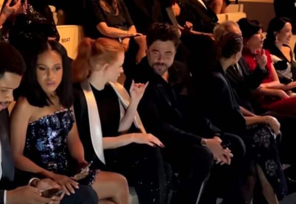 Benicio Del Toro wore a G-Shock DW-5000SS-1 at an Armani fashion show ...