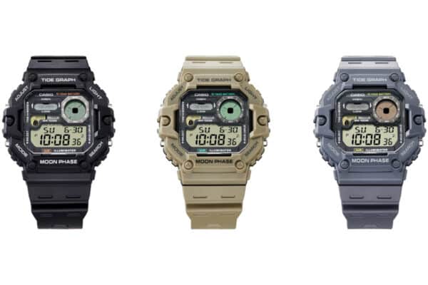 Casio America releases WS1700H series with tide and moon graphs and 10 ...